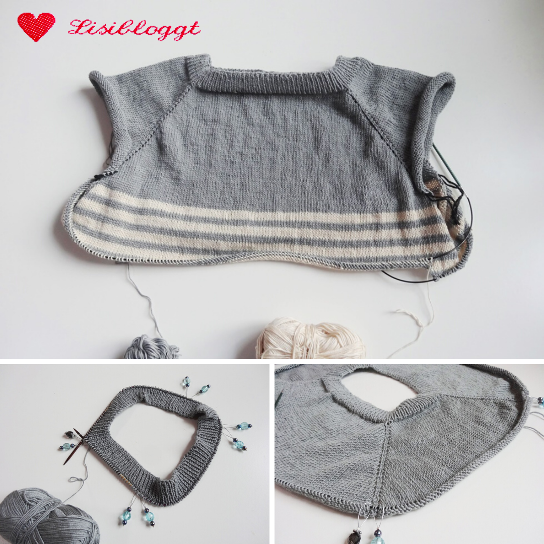 Lisitipps: Wie strickt man Pullover mit „Raglan von oben“? | Lisibloggt