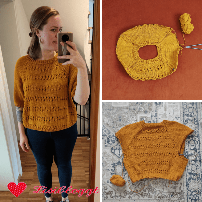 Anleitung: Gelbes Lochmuster-Top stricken | Lisibloggt