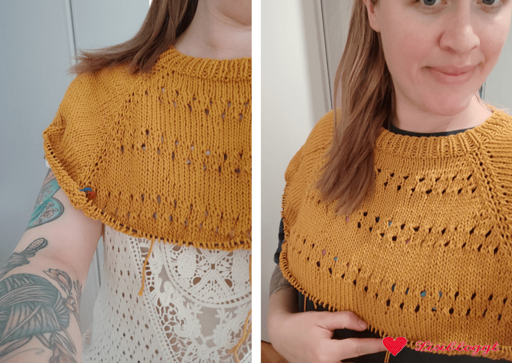 Anleitung: Gelbes Lochmuster-Top stricken | Lisibloggt