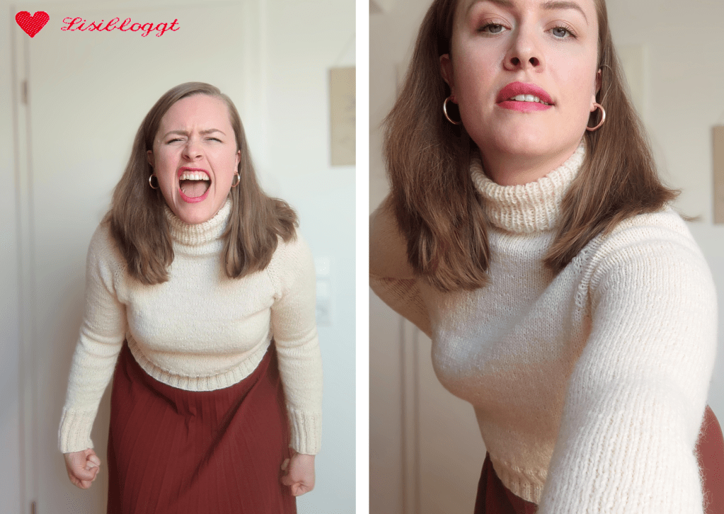 Anleitung: Rollkragen-Pullover „Holly“ stricken | Lisibloggt